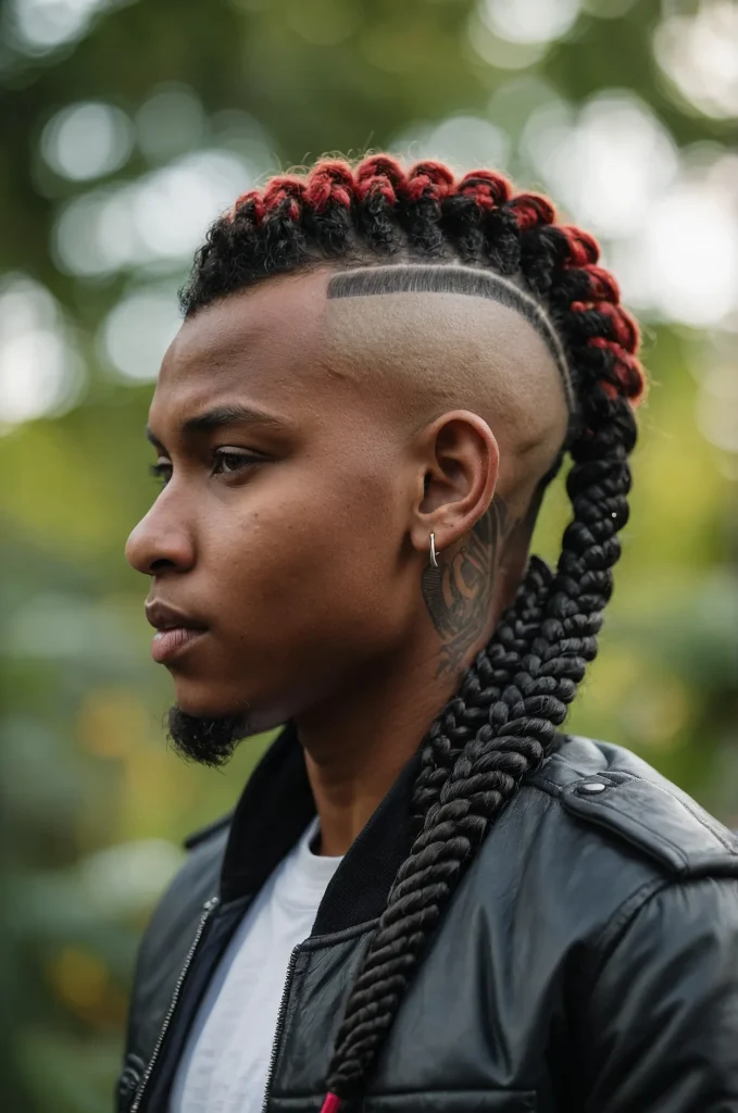 mohawk cornrows for boys